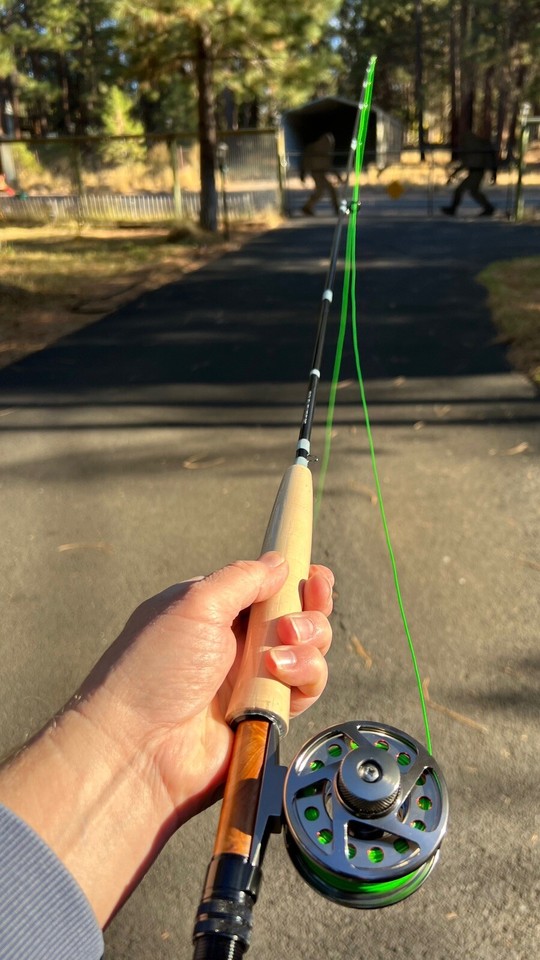 Fly Rod Combo 6 1/2ft 1wt IM8 Carbon Fiber W/fully Loaded Reel & case ...