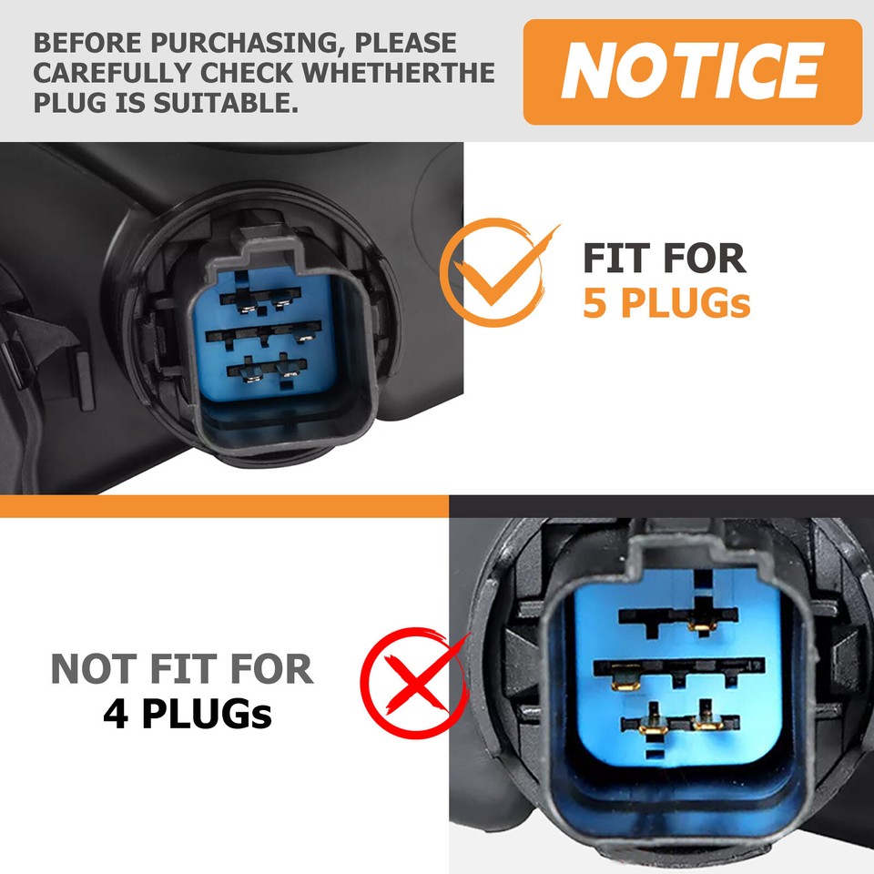 For Ford Edge 2011 2012 2013 2014 Headlight Right Side Halogen ...