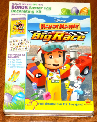 Disney Junior Cars Handy Manny Race Kids Car Racing DVD + Bonus Easter ...