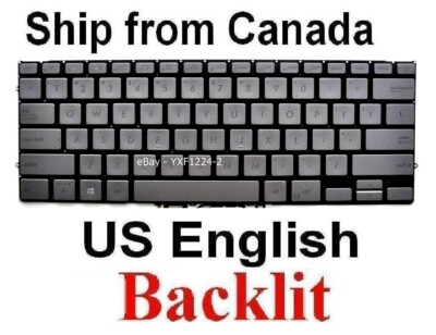 Keyboard for ASUS UM431 UM431D UM431DA - US English Backlit | eBay