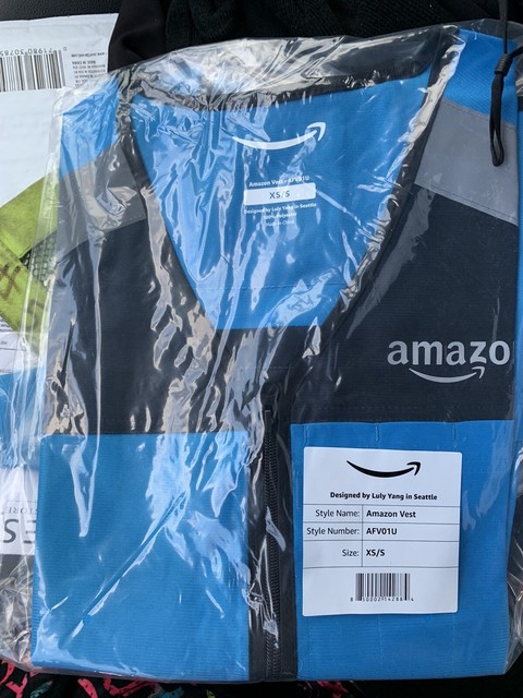 Blue Amazon DSP Delivery Driver Flex Vest Reflective 2xl 3 XL for sale ...