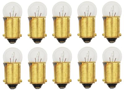 10x 53 Light Bulb Miniature Gauge Cluster Instrument Panel 12v T3-1/4 ...