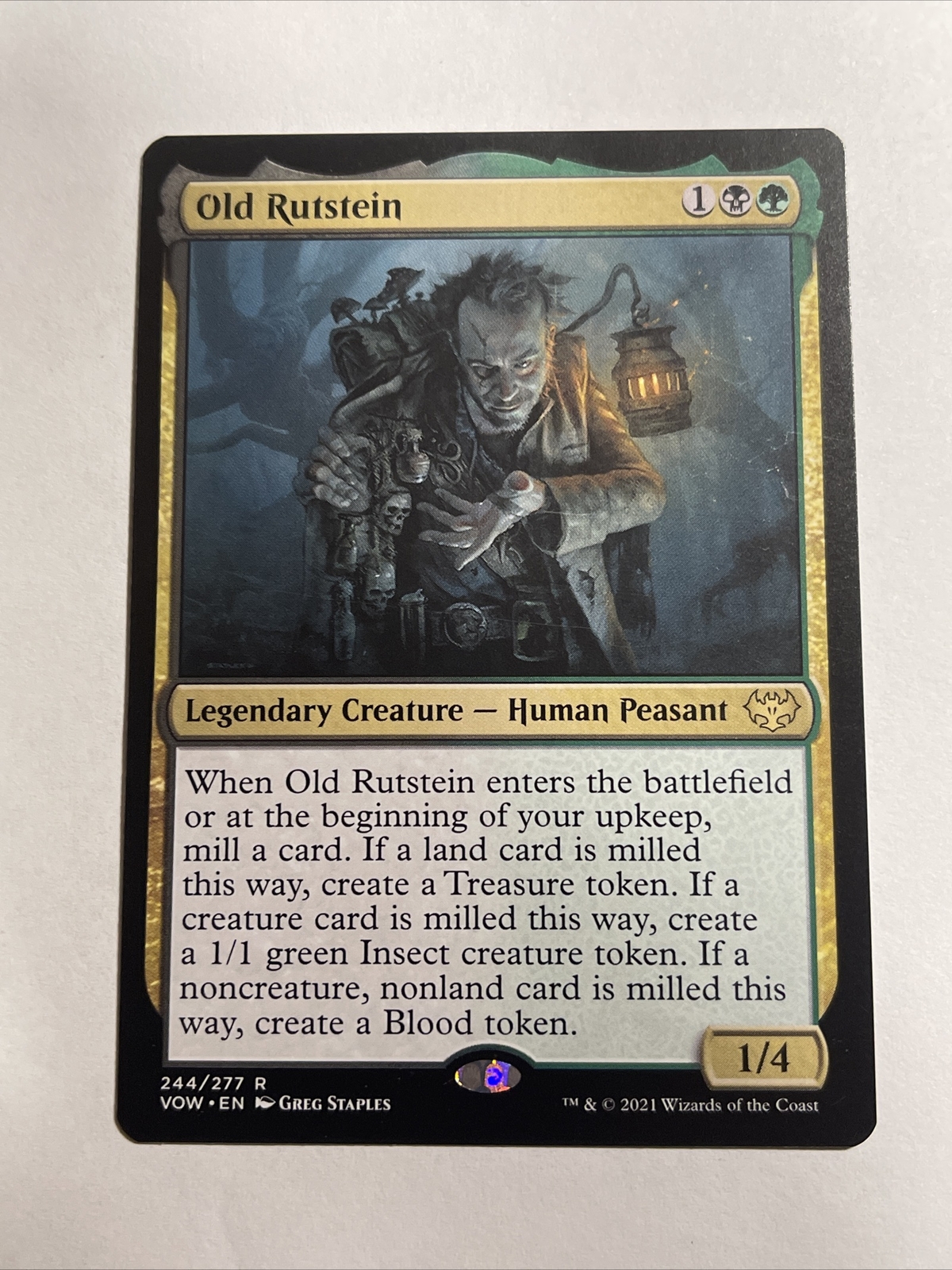 MTG Old Rutstein Innistrad: Crimson Vow 244/277 Regular Rare for sale ...