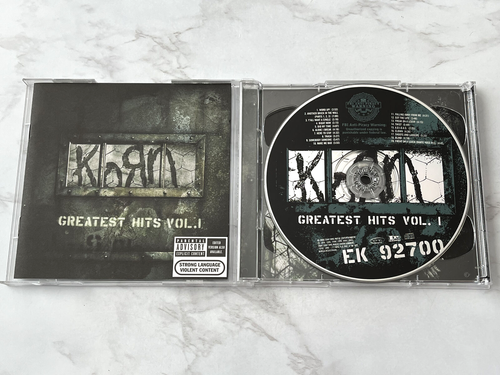 Korn Greatest Hits Vol. 1 CD/DVD 2004 Epic EK 92700 Jonathan Davis RARE ...