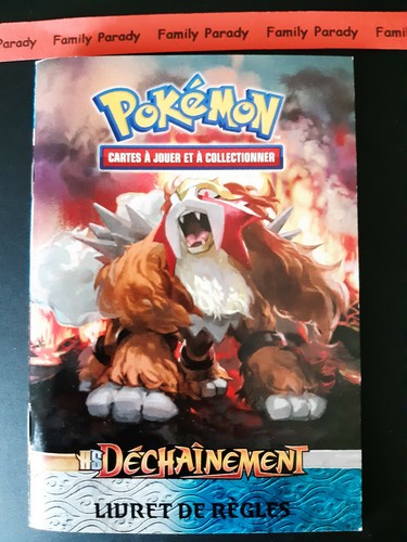 Pokemon HS Unleashed Game Rules Booklet French | eBay