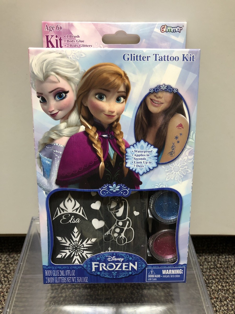 Disney Frozen Glitter Tattoos Disney Frozen Glitter Tattoo Kit With 12