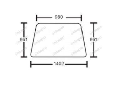 For JCB TELEHANDLER SIDE WINDOW RIGHT - FLAT - TINTED | eBay