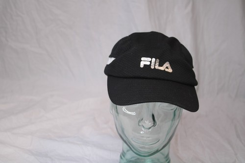 Fila black light weight reflective exercise sports cap hat elastic ...