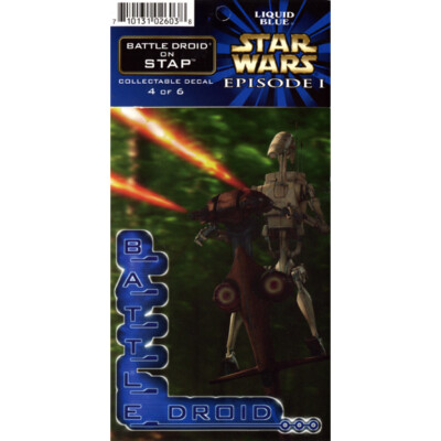 Star Wars - Battle Droid Decal | eBay
