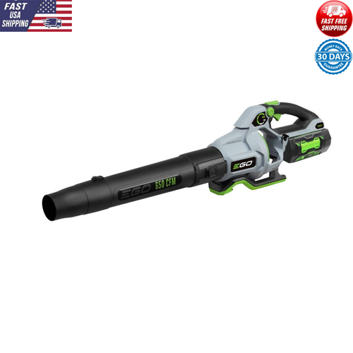 EGO 56V Cordless Leaf Blower 650 CFM Turbo with 5.0Ah Battery Included ...