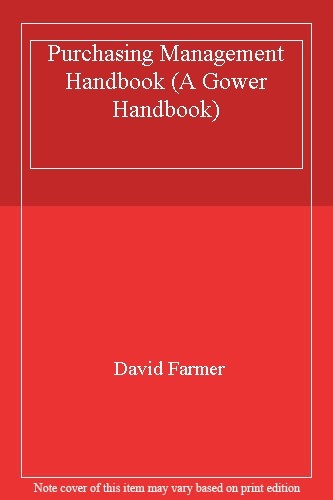 Purchasing Management Handbook (A Gower Handbook) 9780566024719| eBay