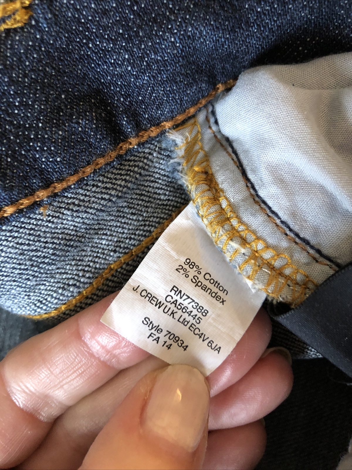 J. Crew Stretch Denim Dark Blue Jeans Women's SZ 30 RN 77388 | eBay