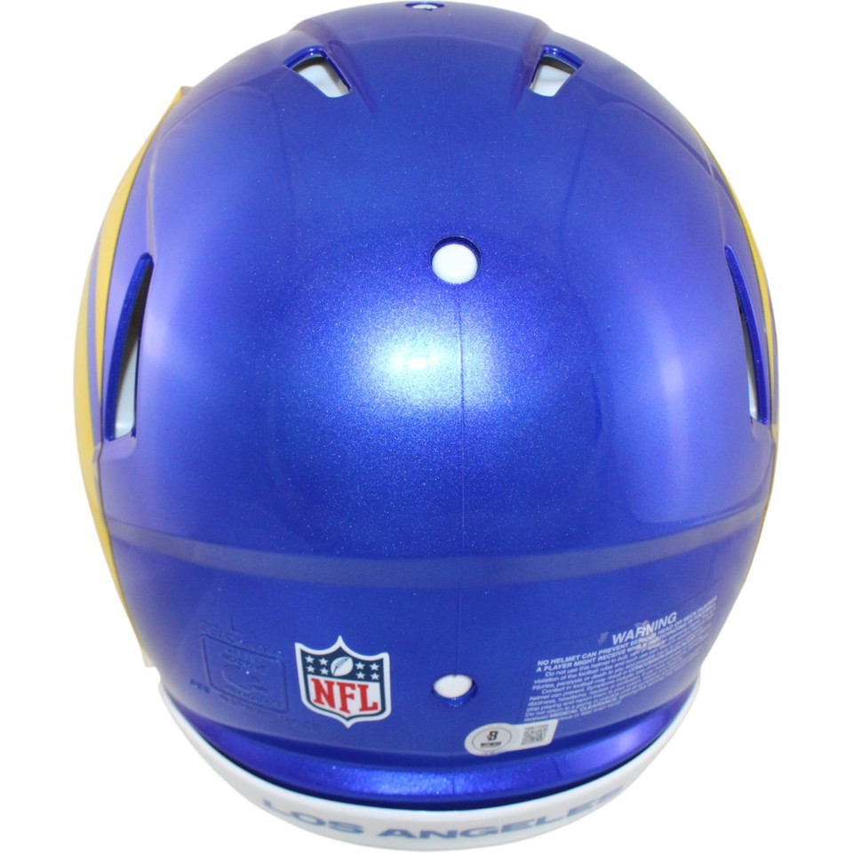 Jared Verse Autographed Los Angeles Rams Authentic Helmet 24 DROY ...