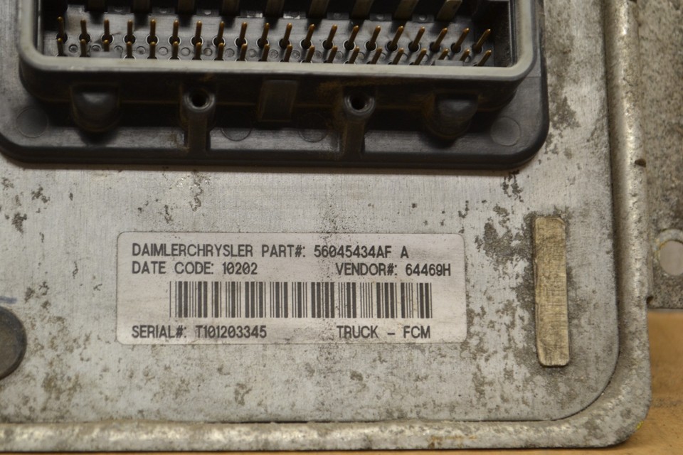 2002-2005 Dodge Ram Body Multifunction Control Unit 56045434AF Module ...