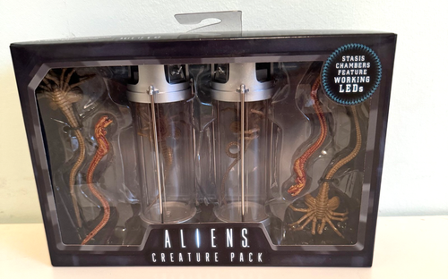 NECA Aliens 30th Anniversary Creature Pack Chestbursters Facehuggers ...