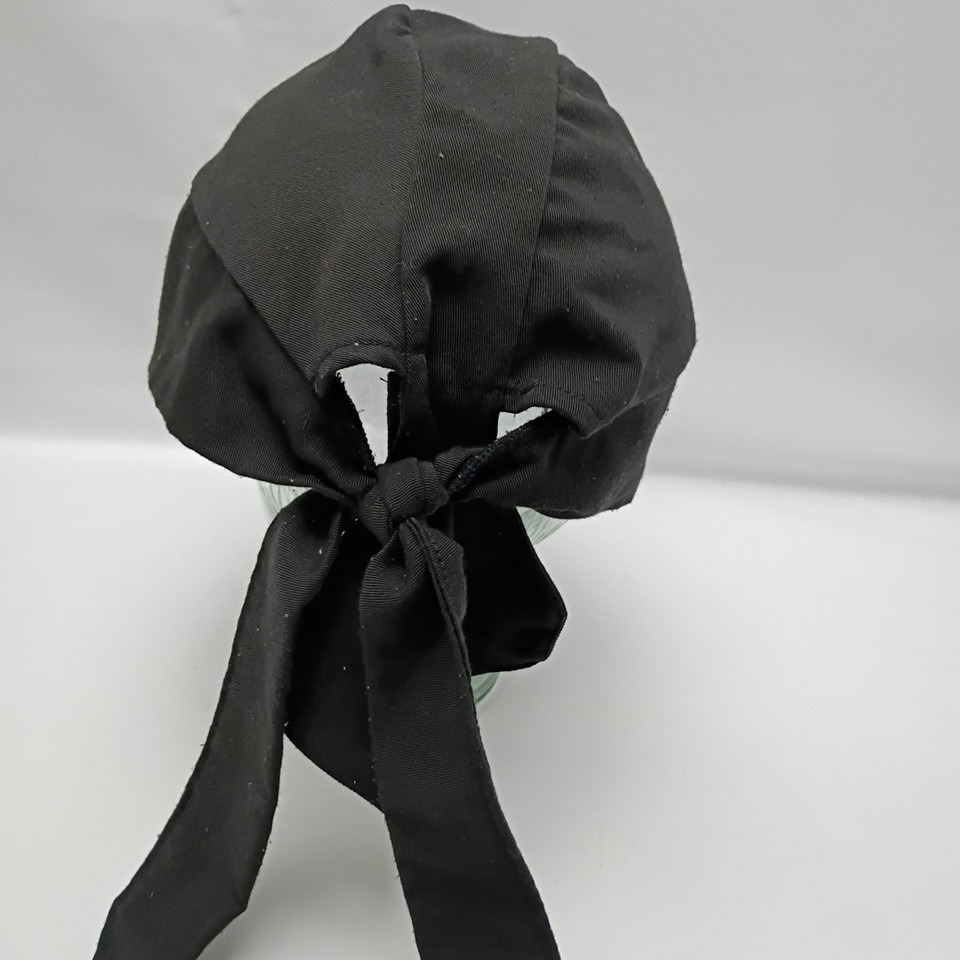 Harley Davidson Skull Cap Do Rag Bandana Head Wrap Black Made In USA | eBay