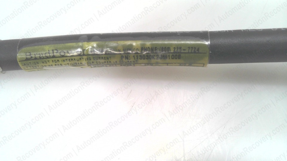 BRAD POWER 113030K20M100E, POWER CABLE ASSEMBLY, 1300621016, NEW ...