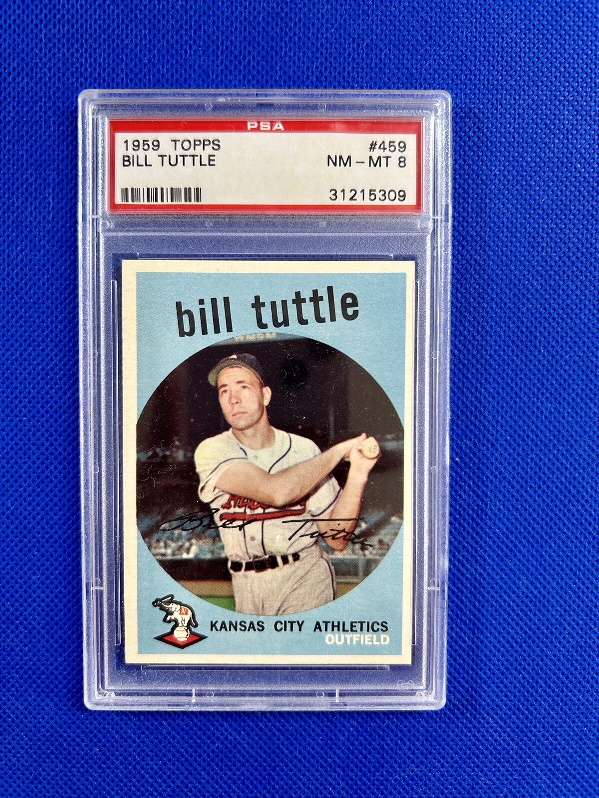 1959 Topps #459 Bill Tuttle Kansas City Athletics PSA 8 NM-MT Mint | eBay