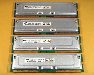 Dell Dimension 8200 2GB 4x512MB PC800 40NS 400/533MHz RAMBUS Mem ...
