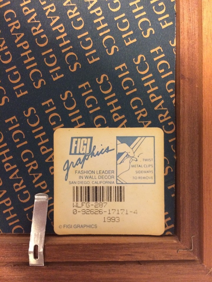 Vintage Figi Graphics Gag 1993 Wall Decor "Missing Cat and Husband" | eBay