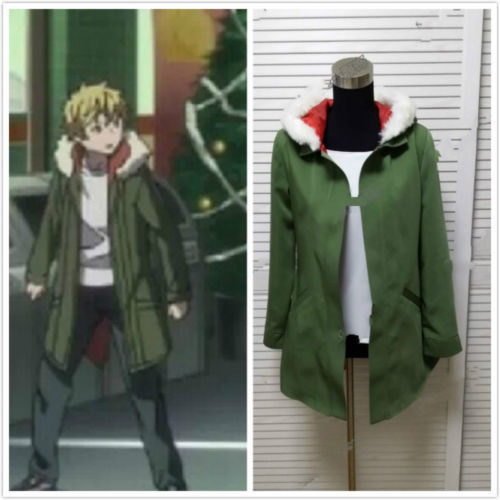 Noragami Yukine Cosplay Costume Hooded Jacket Winter Coat Trench Hoodie ...
