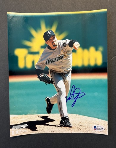 Mike Hampton signed. Houston Astros Auto. Beckett Authenticated ...