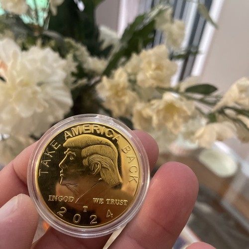 Donald Trump 2024 Commemorative Collectible Coin with Case Take America ...