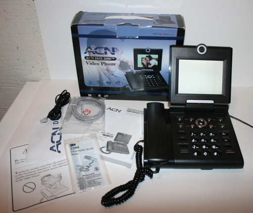 ACN Iris 2000 Video Phone Corded Landline Telephone Open Box | eBay