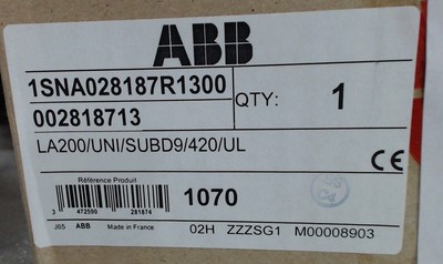 ABB LAF interfast cable 1SNA028187R1300 - 002818713 - LA200/UNI/SUBD9 ...