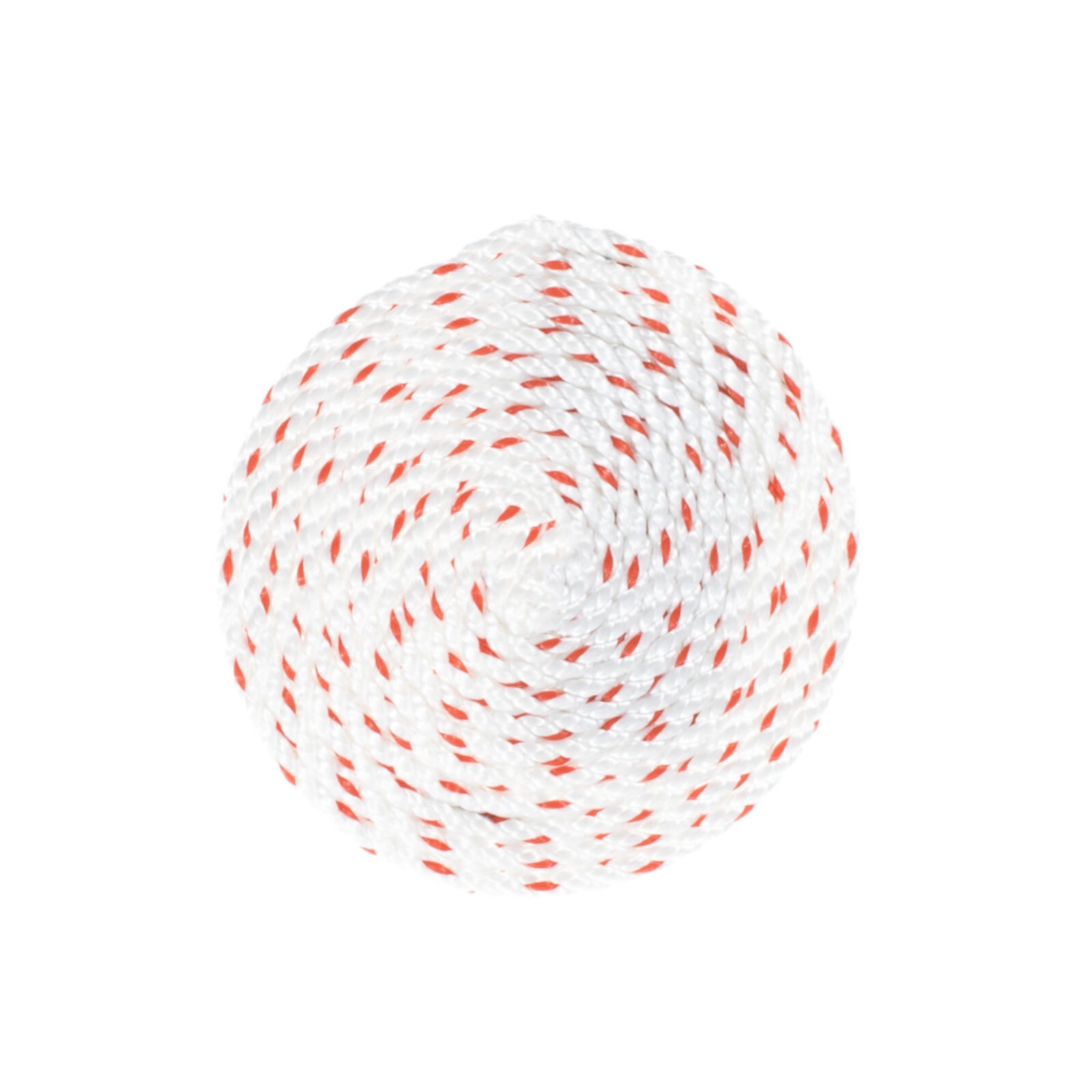 Paracord Planet Twisted Poly Dacron Rope | White with Red Tracer ...