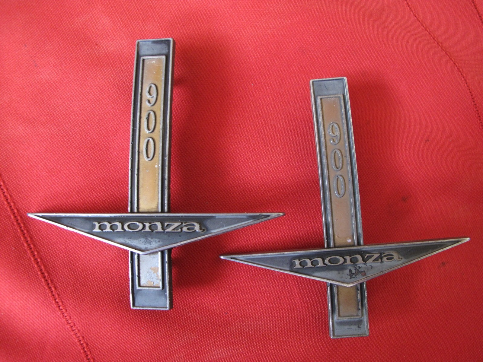 1960s Chevrolet Corvair MONZA 900 Side Fender Emblem Badge Original ...
