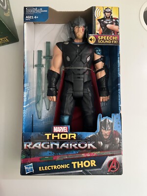 NIB 2016 Marvel Hasbro Thor Ragnarok Electronic Thor Avengers Speech ...