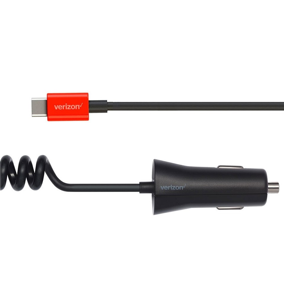 Original OEM Verizon 30W FAST Car Charger for iPhone 16/15/Pro/Max/Plus ...