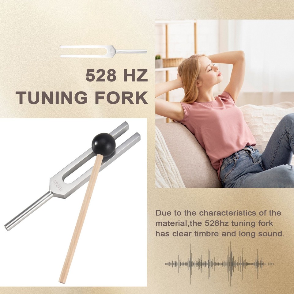 528 Hz Tuning Fork, Silver Tuning Forks 528 Hz for Musical6495 | eBay UK