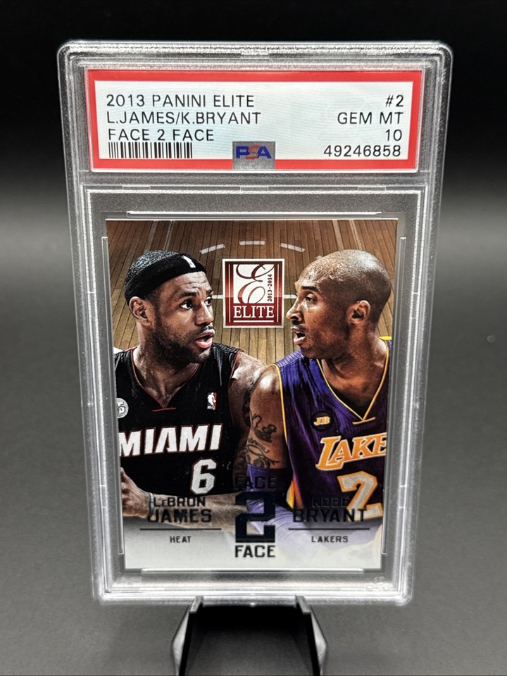 2013 PANINI ELITE FACE 2 FACE #2 KOBE BRYANT/LEBRON JAMES PSA 10 | eBay