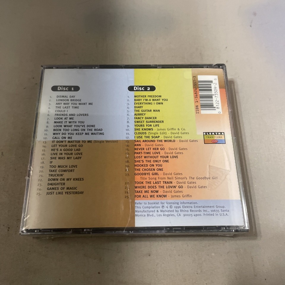 Retrospective by Bread (CD, Jul-1996, 2 Discs, Rhino) NEW SEALED ...