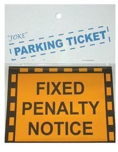Fake Parking Ticket Prank Realistic Notices Practical Novelty Joke Car ...
