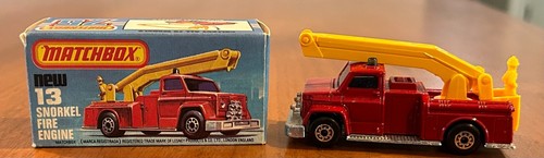 Matchbox #13 Snorkel Fire Engine w/Original Box | eBay
