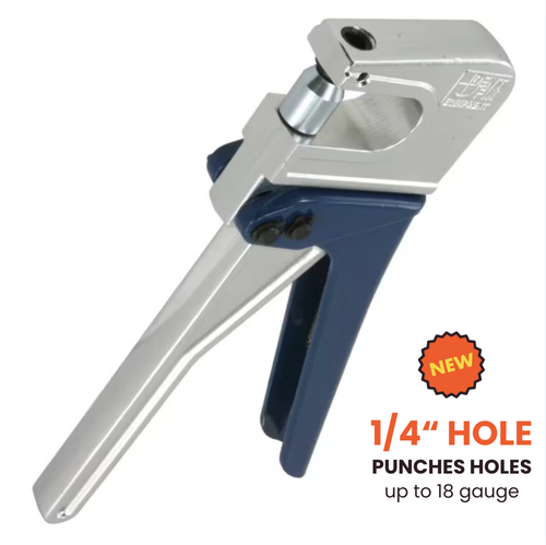 Heavy Duty Metal Hole Punch 1/4" for Hole Making 18 Ga. Steel Sheet ...