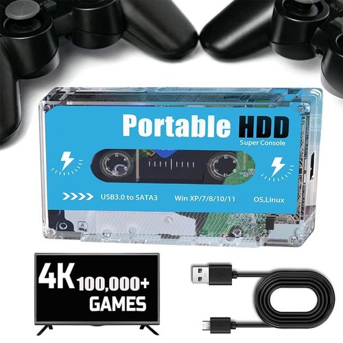 Pocket Super Console - 2024 Ultimate Retro Disk Gaming Console Cassette ...