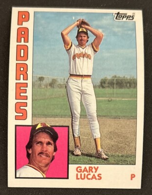 1984 Topps Gary Lucas Baseball Card #7 Padres Pitcher VG O/C | eBay