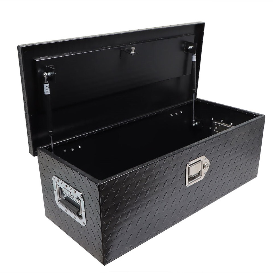 30"X13"X10" ALUMINUM PICKUP TRUCK TRUNK BED TOOL BOX TRAILER STORAGE ...