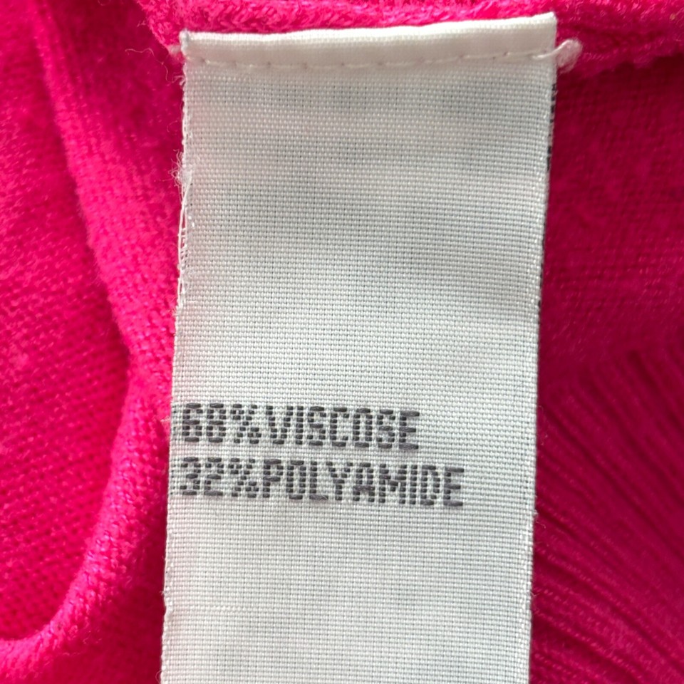 Meredith Plus XL Womens V-Neck Knit Cardigan Pockets Barbie-Pink Work ...