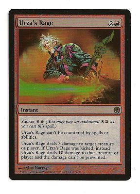 MTG 4X ** URZA'S RAGE FOIL ** X4 Phyrexia vs Coalition | eBay