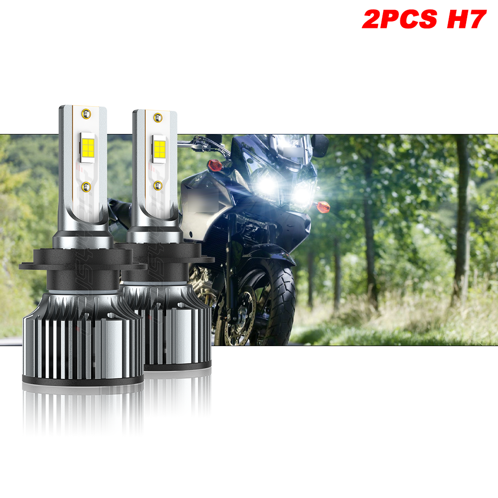 White H7 LED Motorcycle Headlight High / Low Bulb For BMW C650GT C650 ...