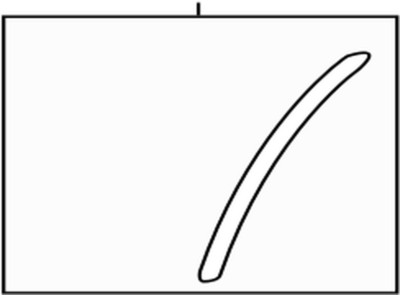 7407A315 Mitsubishi Moulding, fr bumper, lh 7407A315, New Genuine OEM ...