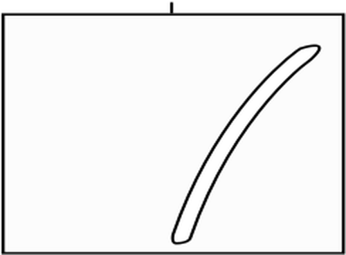 7407A315 Mitsubishi Moulding, fr bumper, lh 7407A315, New Genuine OEM ...