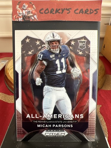 2021 Panini Prizm Micah Parsons Rookie All American #188 (RC) - Dallas ...