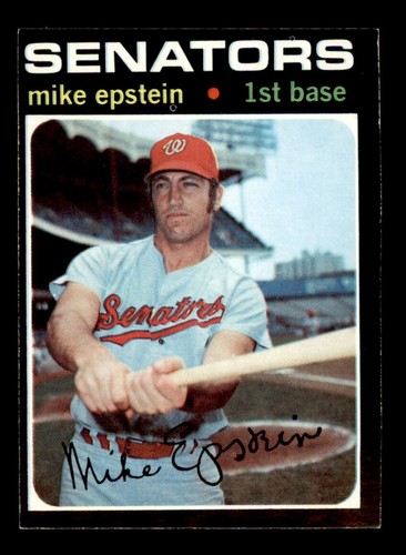 1971 Topps Baseball #655 Mike Epstein NM *d2 | eBay