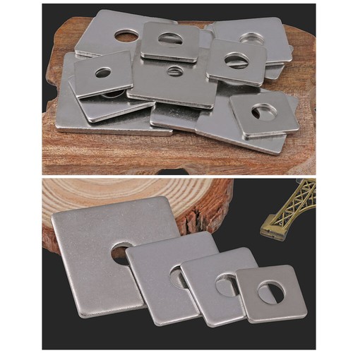 Square Washers M3 M4 M5 M6 M8 M10 M12 M14 M16 Gaskets A2 Stainless ...